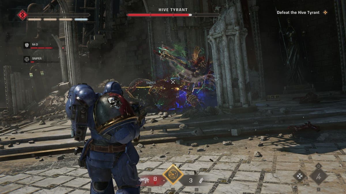 How to defeat Hive Tyrant in Warhammer 40k: Space Marine 2