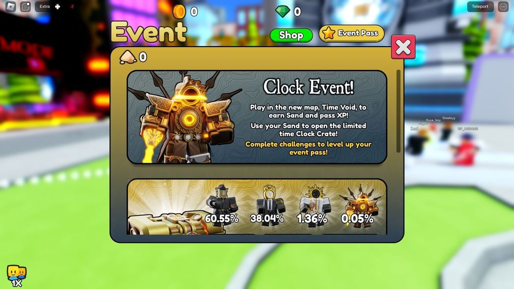 Skibidi Tower Defense new Clock event guide