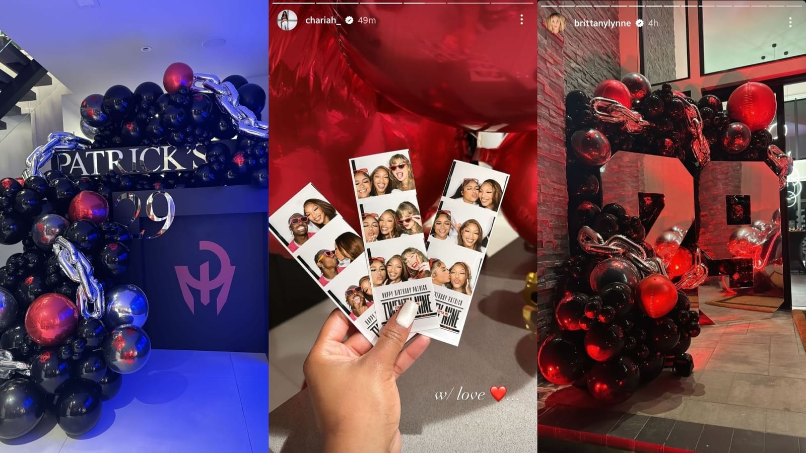 IN PHOTOS: Inside Patrick Mahomes' grandiose 29th birthday celebrations ...