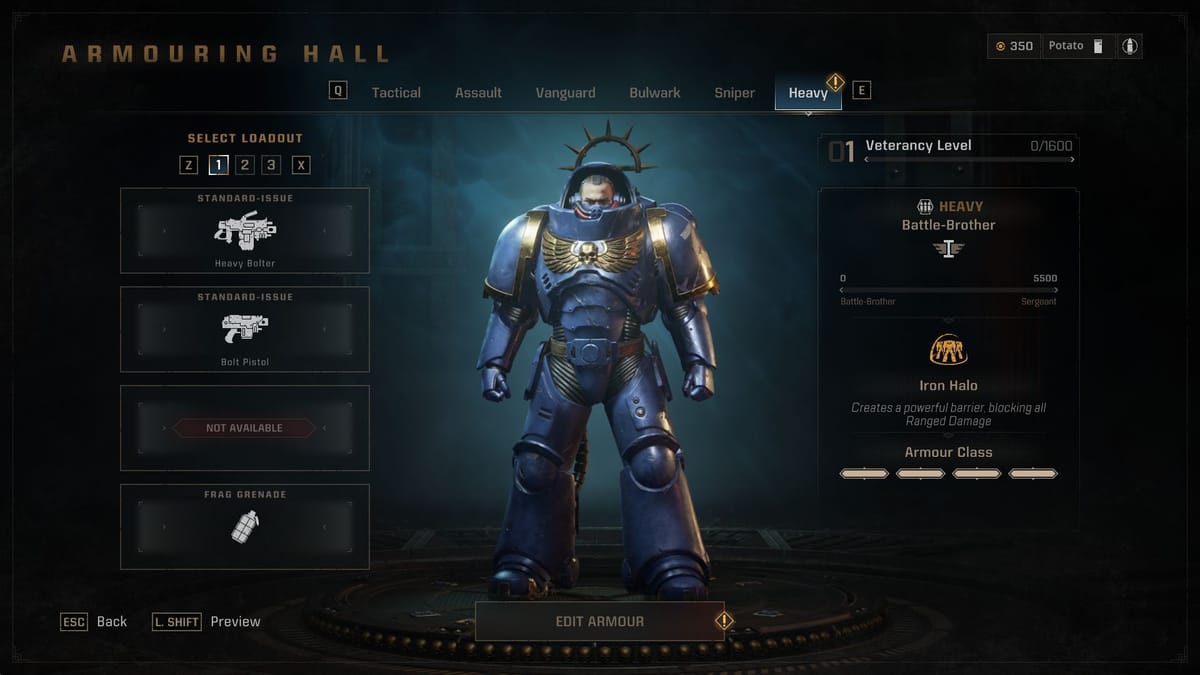 All playable characters in Warhammer 40k: Space Marine 2