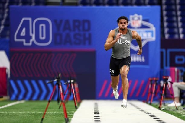 What is Austin Booker's 40 time record?