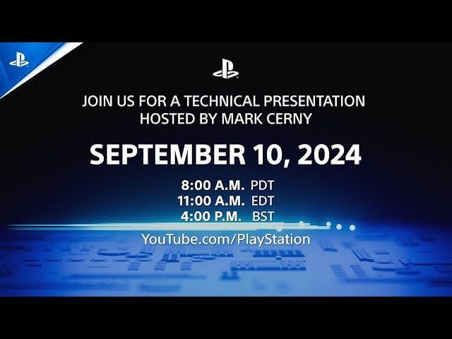 Sony Technical event (PS5 Pro) countdown timer, where to watch, and more