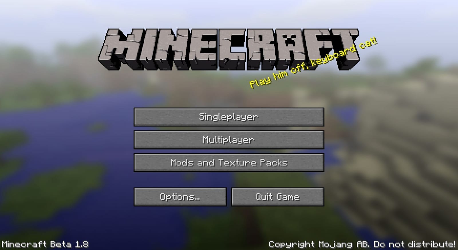 Minecraft original title screen seed: What is the seed and how was it ...