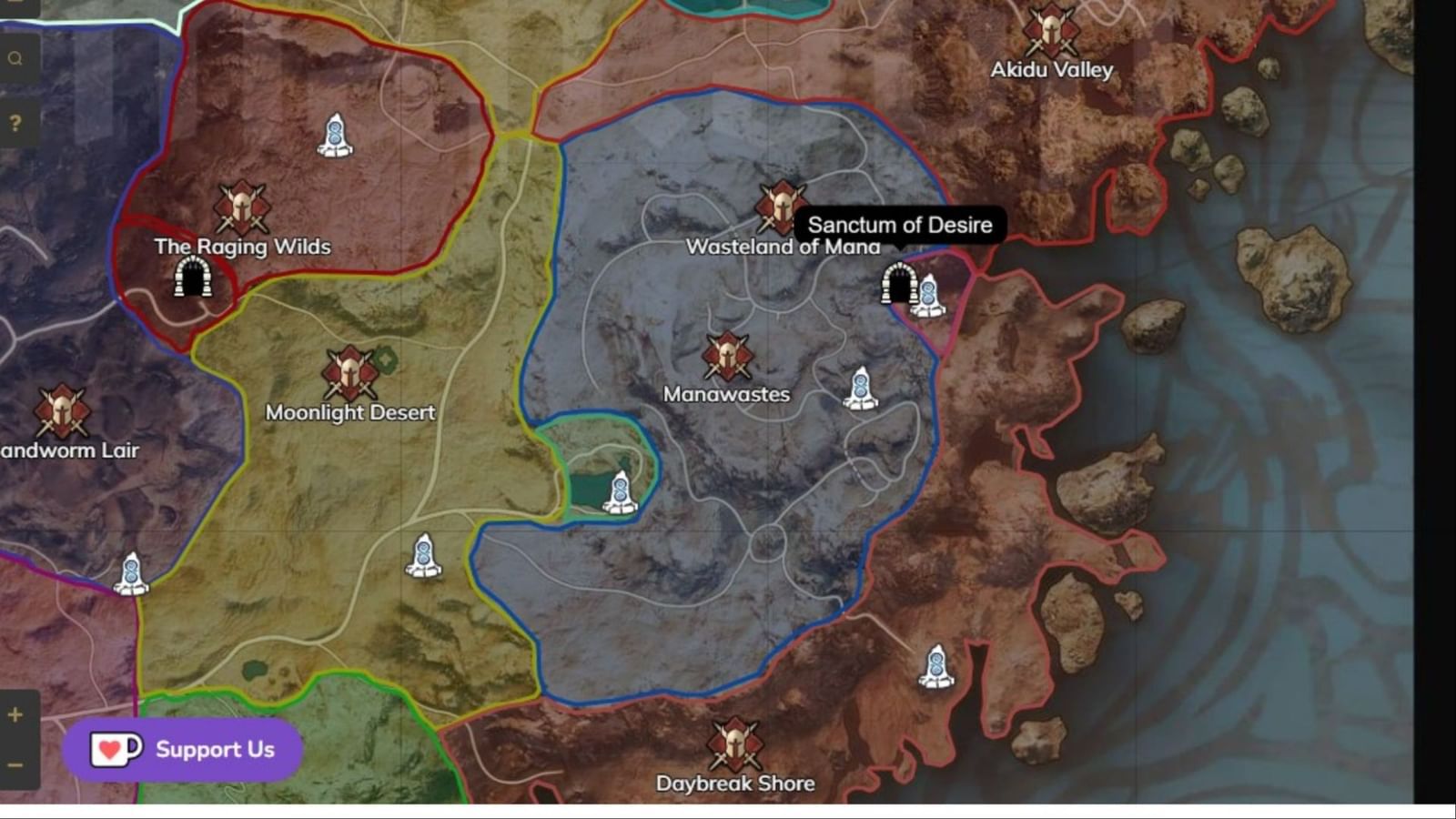 All open-world Dungeons in Throne and Liberty, and where to find them