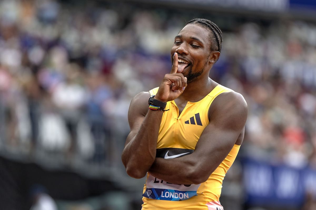 "Like a thief in the night" - Noah Lyles reacts as his favorite League ...
