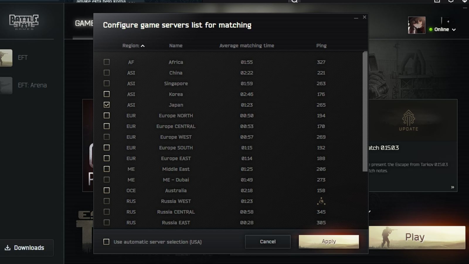 Escape from Tarkov "bad gateway" error: Possible fixes and reason