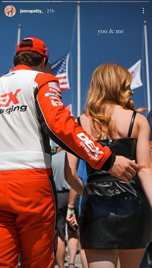“You & me”: Harrison Burton’s fiancé shares adorable picture of support ...