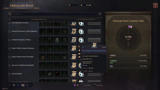 How to complete a Lithograph Book in Throne and Liberty