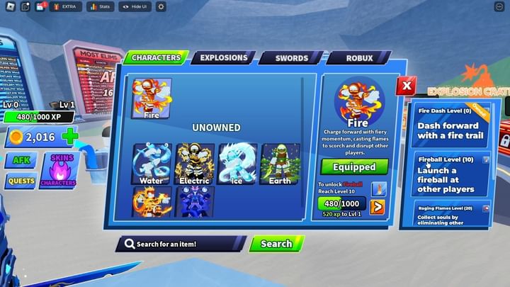 Blade Ball: Elementals guide