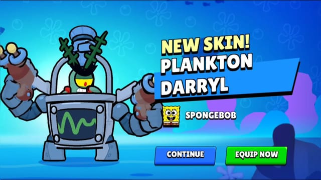Brawl Stars Plankton Darryl skin: Cost, design, and more