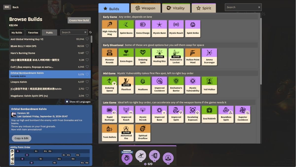 Deadlock Kelvin build guide