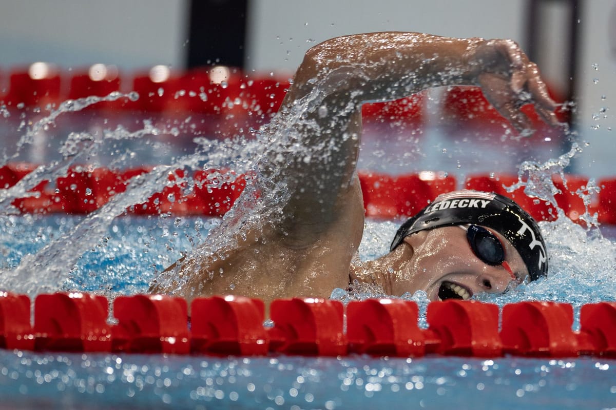 "Not thinking much about swimming" - Katie Ledecky opens up about a ...