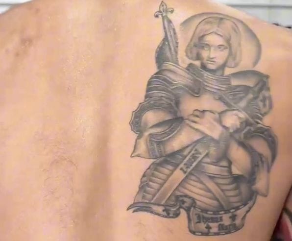 What does Benoit St. Denis tattoo mean?