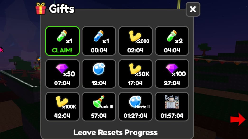 Anime Training RNG codes