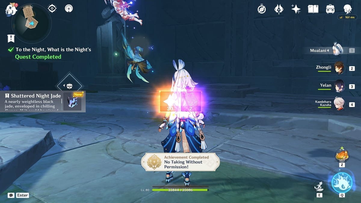 Genshin Impact To the Night, What is the Night's quest guide