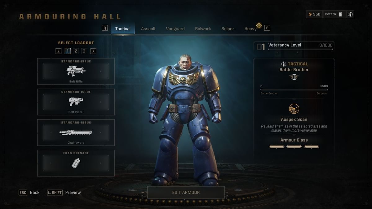 All playable characters in Warhammer 40k: Space Marine 2