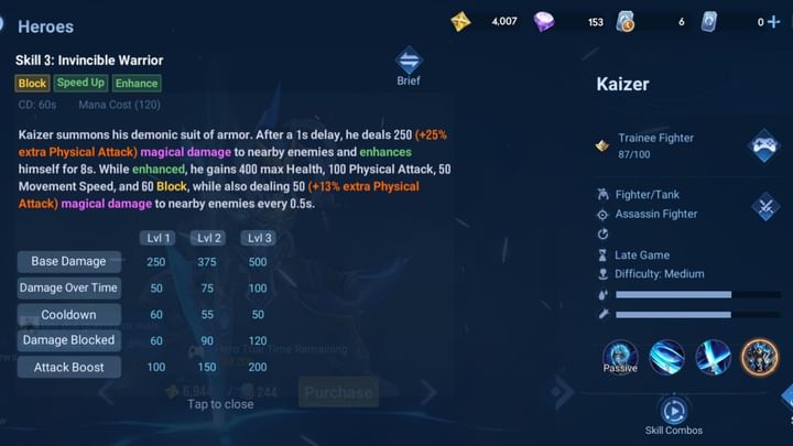 Honor of Kings Kaizer build guide: Best Equipment, Arcanas, Battle ...
