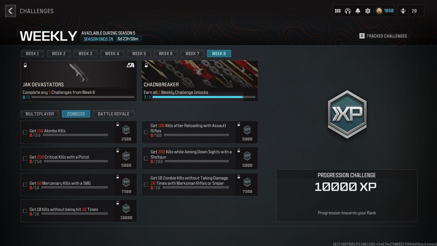 MW3 and Warzone Season 5 Week 8 challenges: Rewards and how to complete