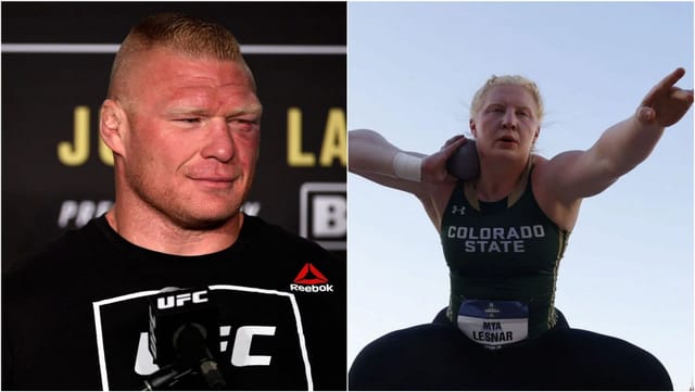 In Pictures: Brock Lesnar's daughter Mya gets honored at Canvas Stadium ...