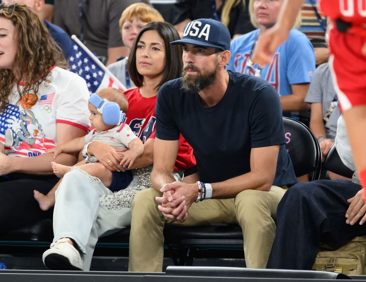 Michael Phelps and his wife Nicole step out for date night to celebrate ...