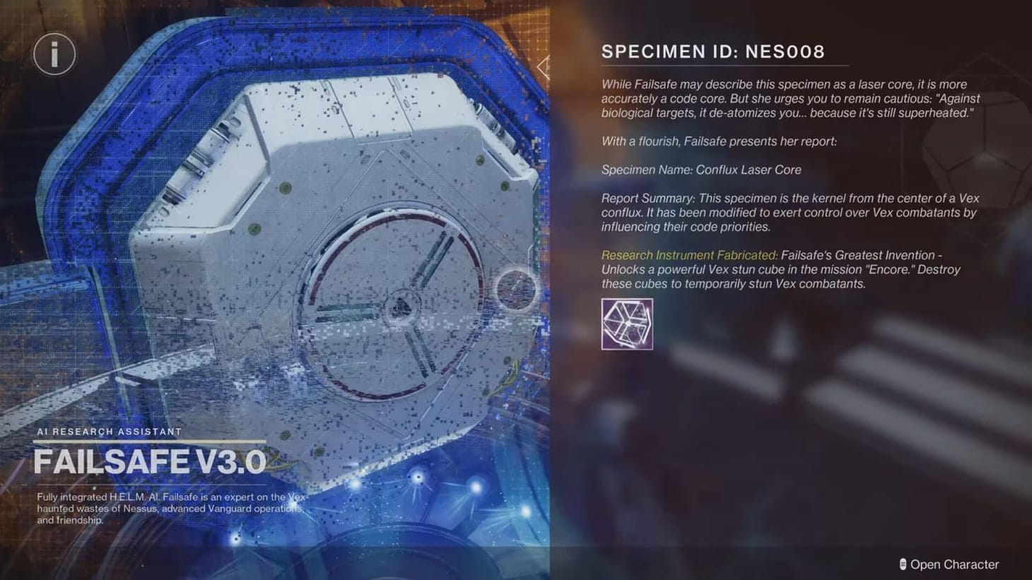 Specimen ID NES008 in Destiny 2: Quest guide, prerequisites, and rewards
