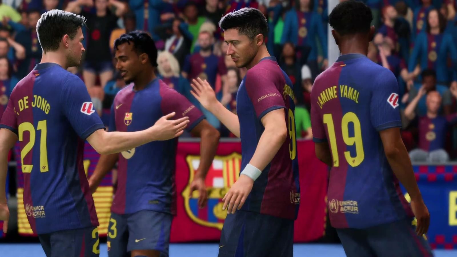 Best EA FC 25 custom tactics for Barcelona