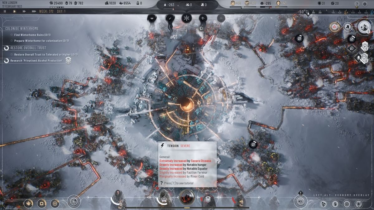 How to reduce Tension in Frostpunk 2