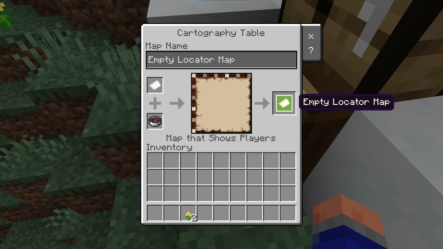 How to make a locator map in Minecraft