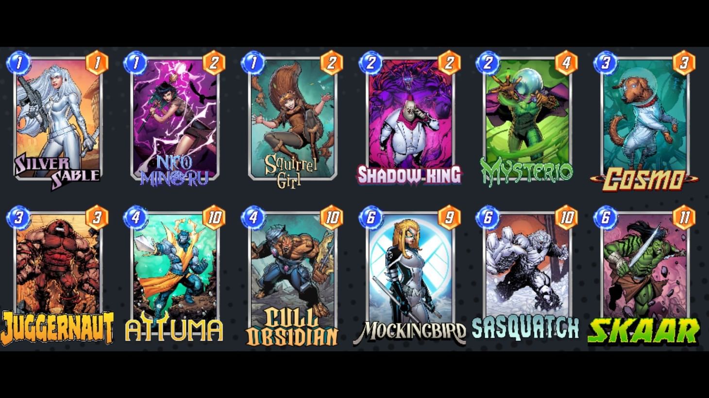 5 best Marvel Snap Silver Sable decks