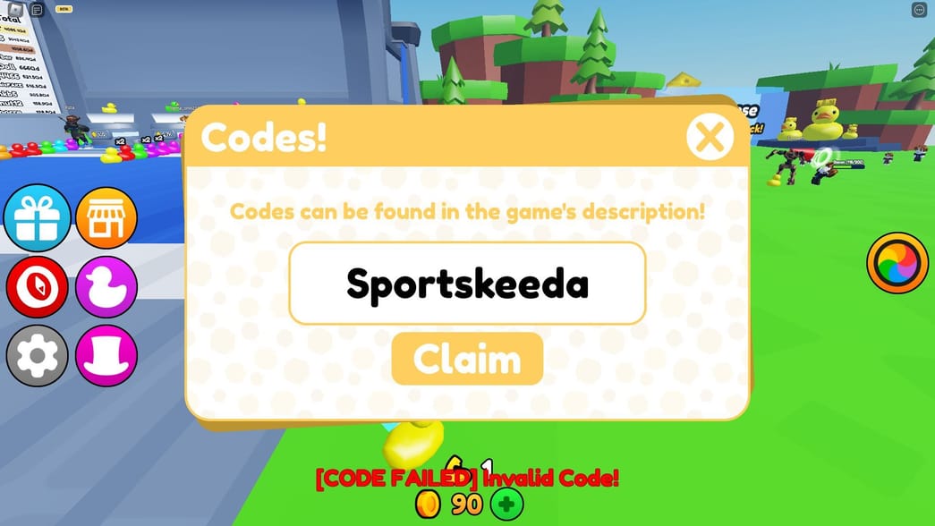 Duck Army codes