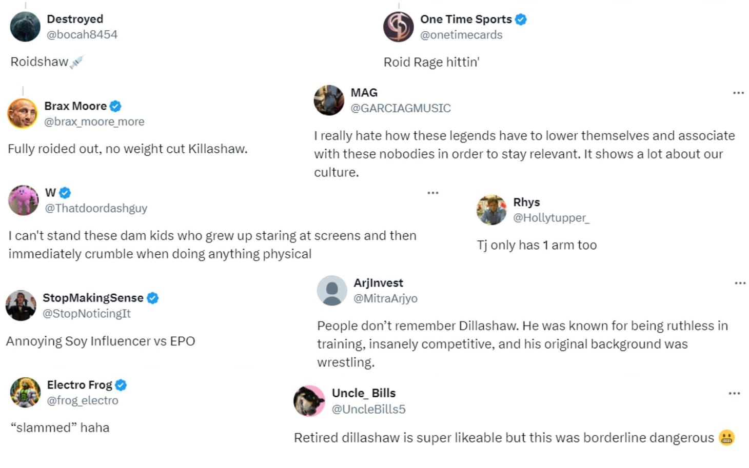 "Fully roided out", "Roidshaw" - Fans react to T.J. Dillashaw slamming ...