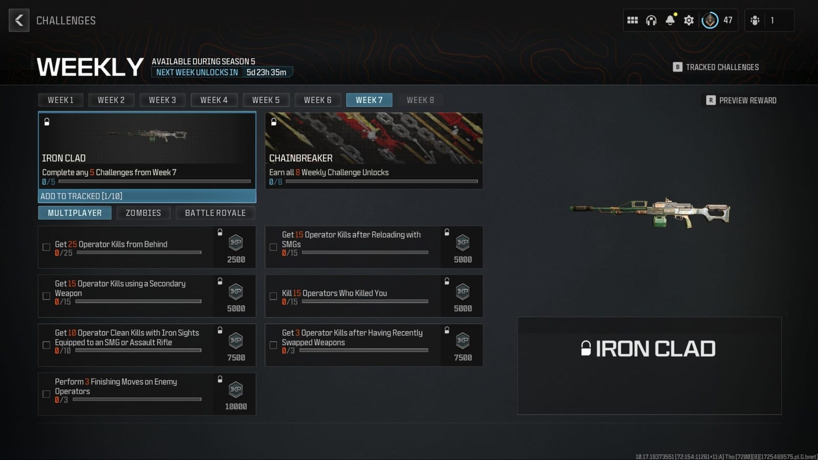 How to unlock the Iron Clad Weapon Blueprint for free in MW3 and Warzone