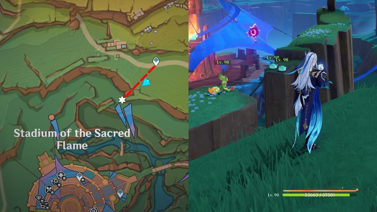 Genshin Impact Stadium of the Sacred Flame Pyroculus locations