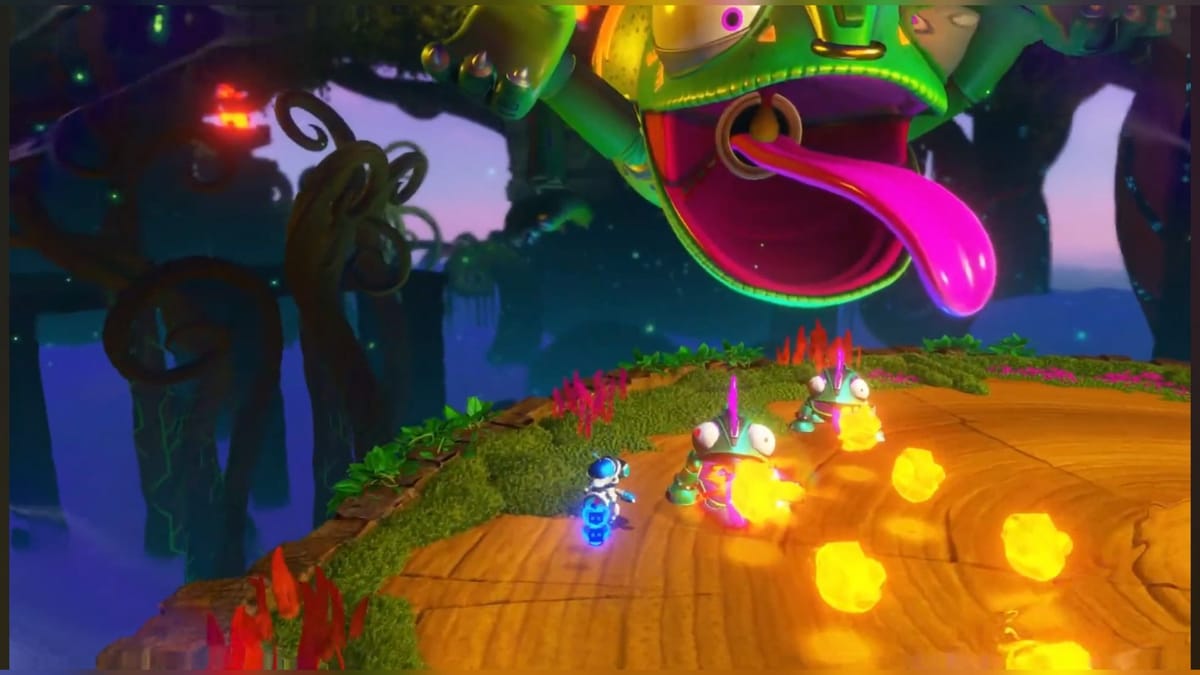 Astro Bot Mecha Leon boss walkthrough