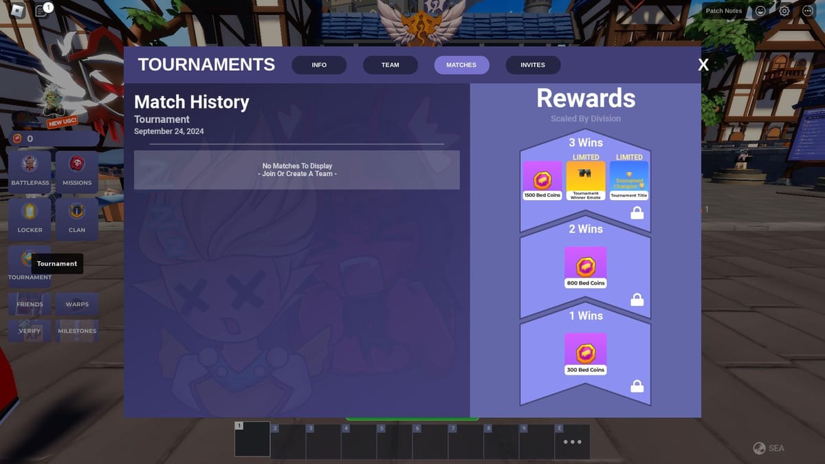 BedWars Weekly Tournaments Beta: Divisions, Tournament times, and LTM ...