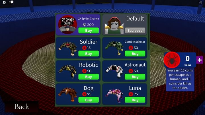 How to play Roblox Spider