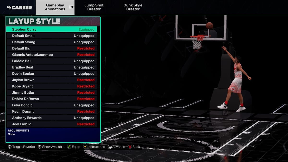 Best layup package for every build in NBA 2K25