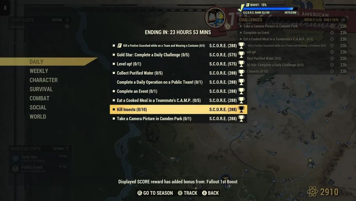 How to find Insect enemies in Fallout 76