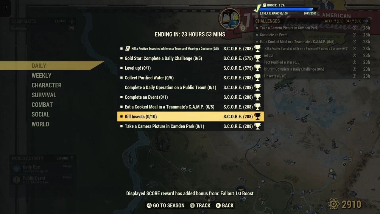 How to find Insect enemies in Fallout 76