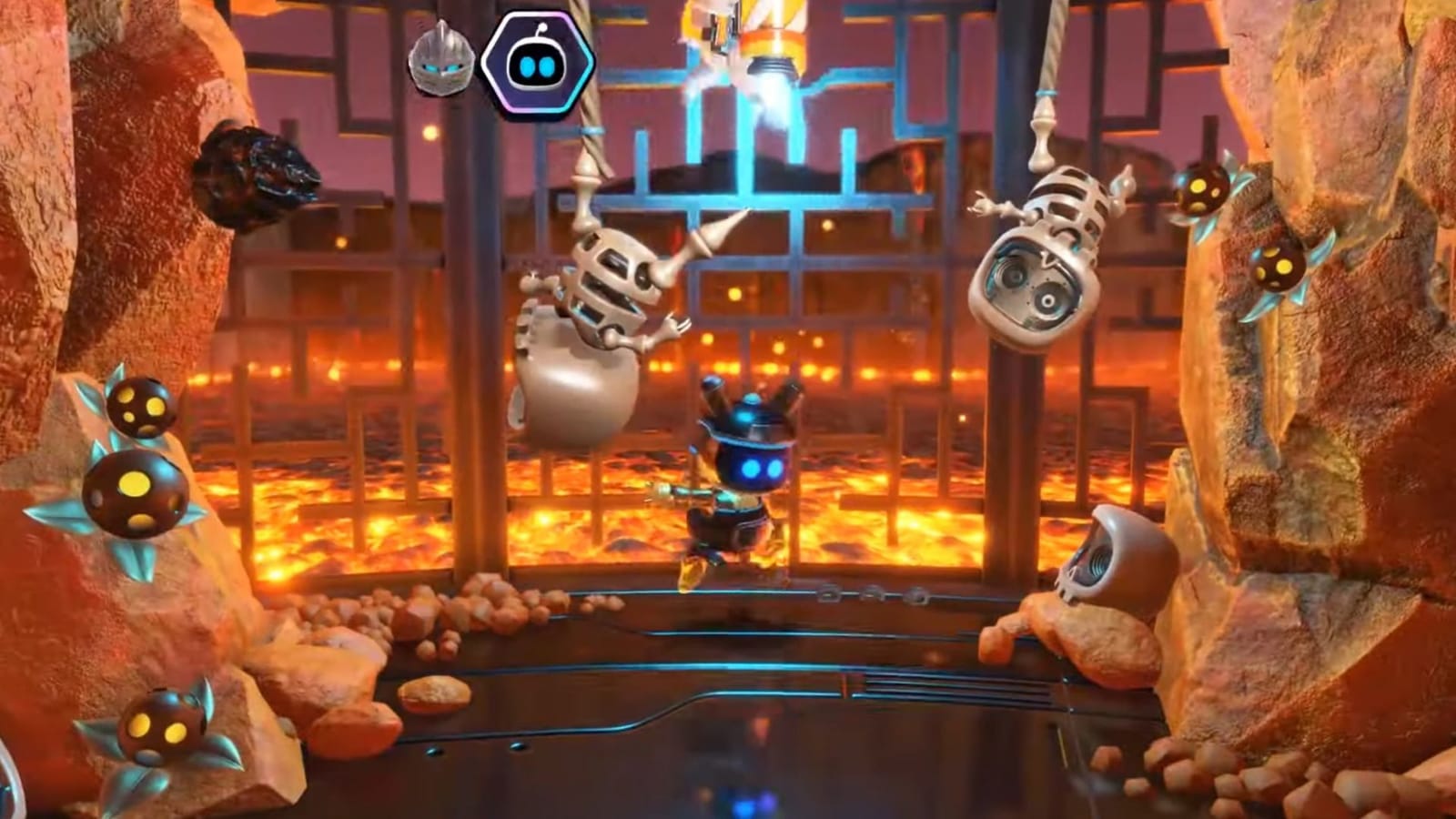 Astro Bot Cannon Brawl level walkthrough: All bots and puzzle piece ...