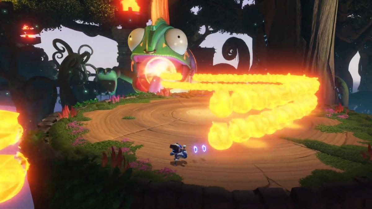 Astro Bot Mecha Leon boss walkthrough