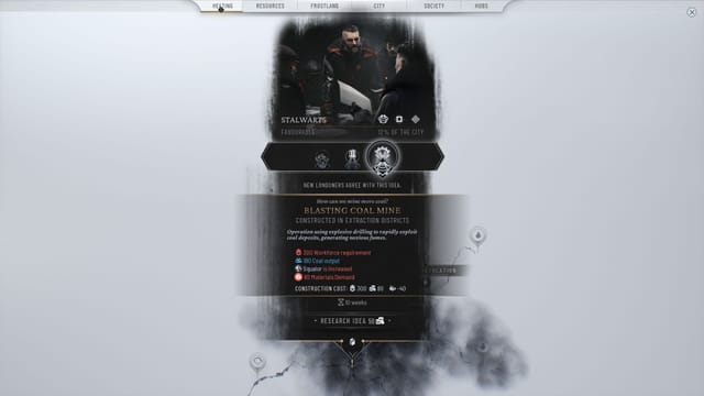 How to unlock and use the Idea Tree in Frostpunk 2