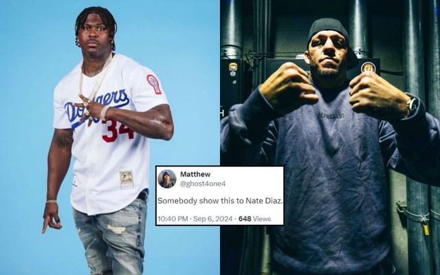 "Somebody show this to Nate Diaz" - Fans react after gang member Rollin ...