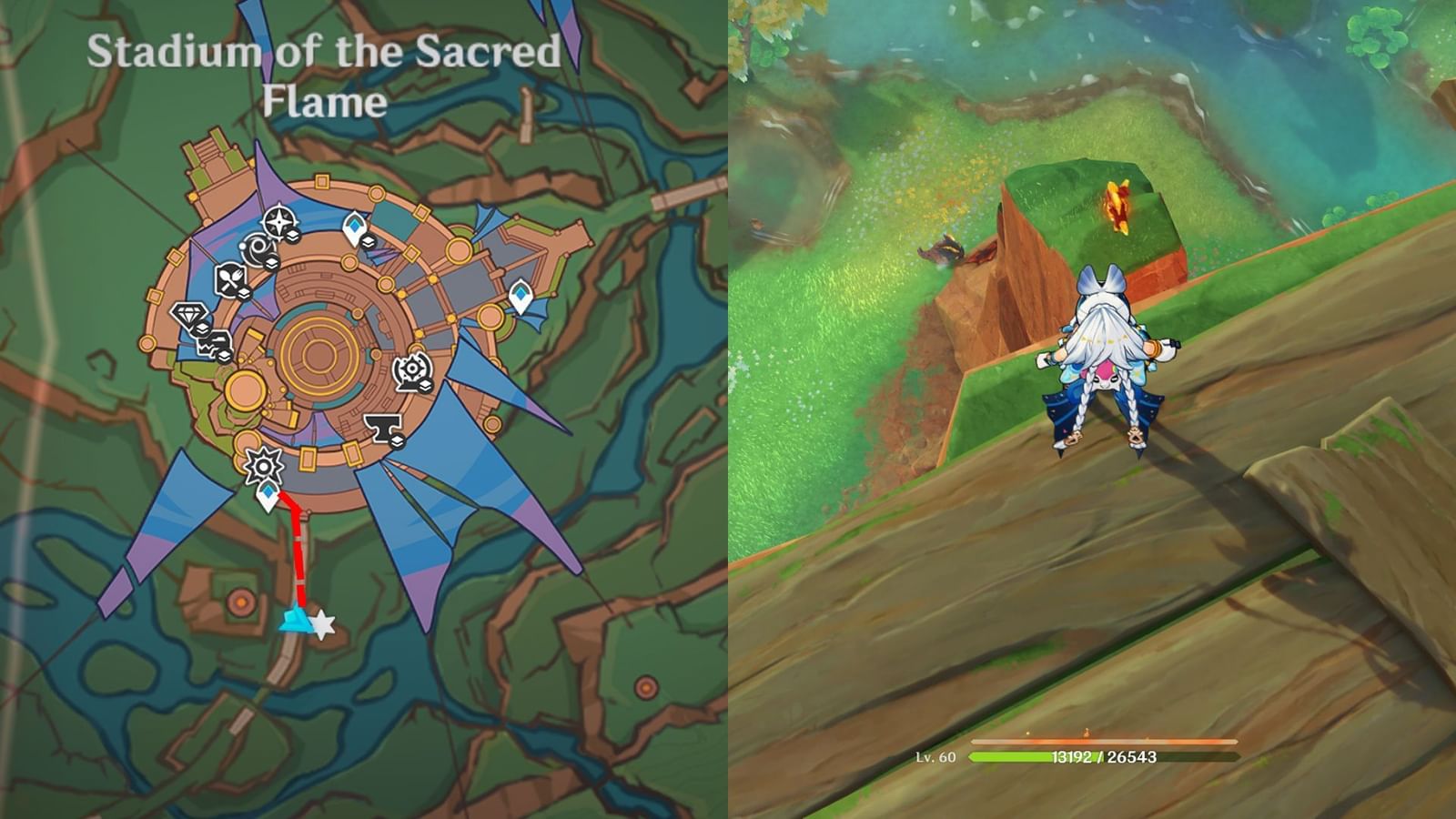 Genshin Impact Stadium of the Sacred Flame Pyroculus locations