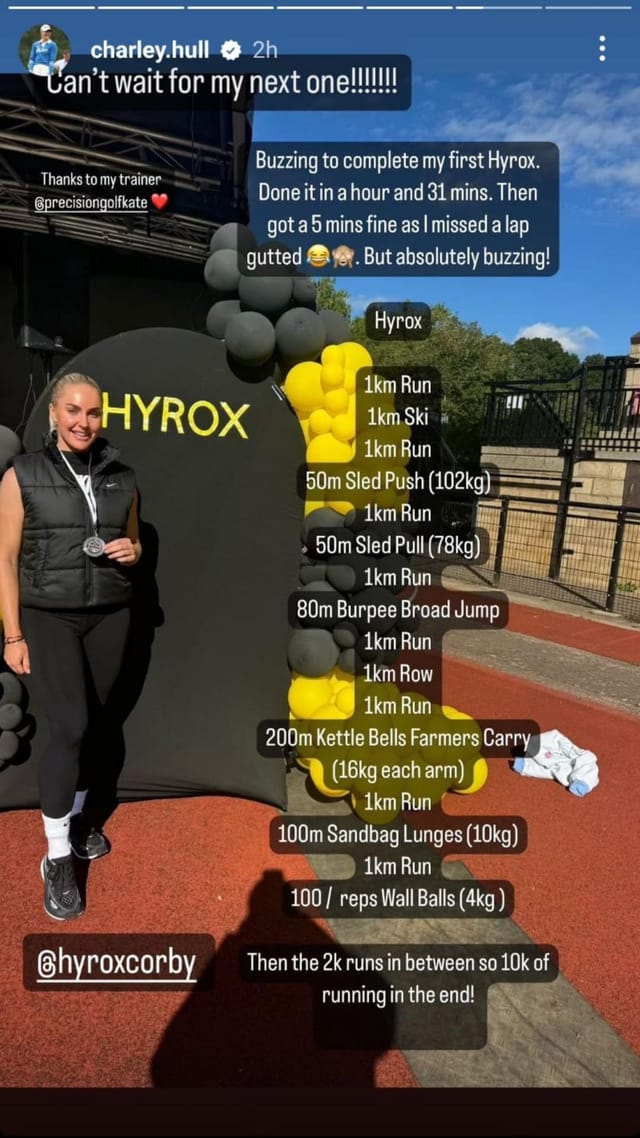 Charley Hull “gutted” as she's hit with a fine in her first fitness ...