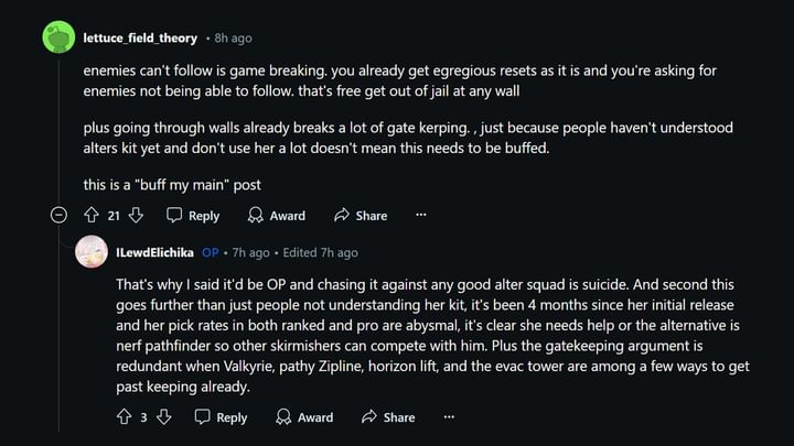 Apex Legends community calls for "Alter Buff" as pick rates fall ...