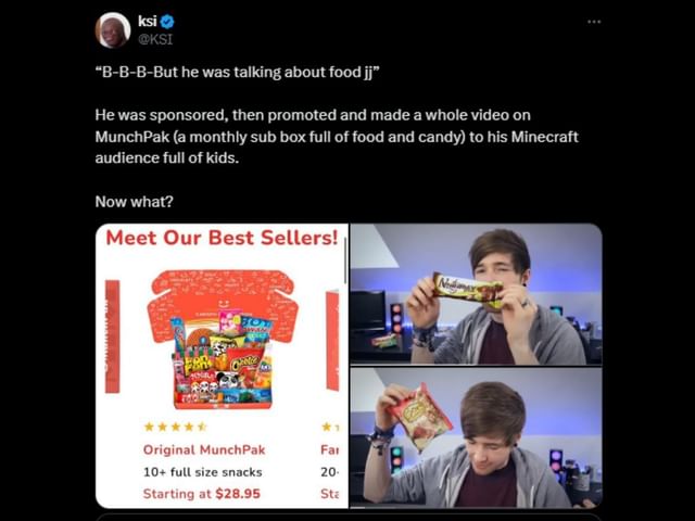 "People like DanTDM more than you" - Netizens divided by KSI's response ...