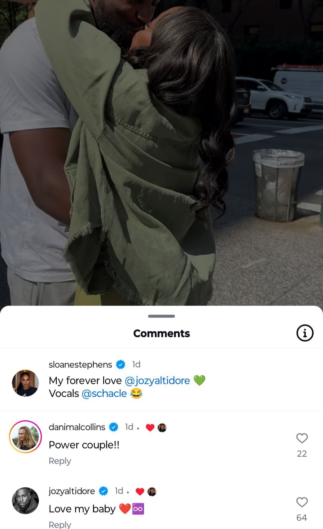 Danielle Collins gushes over Sloane Stephens' adorable PDA with husband ...