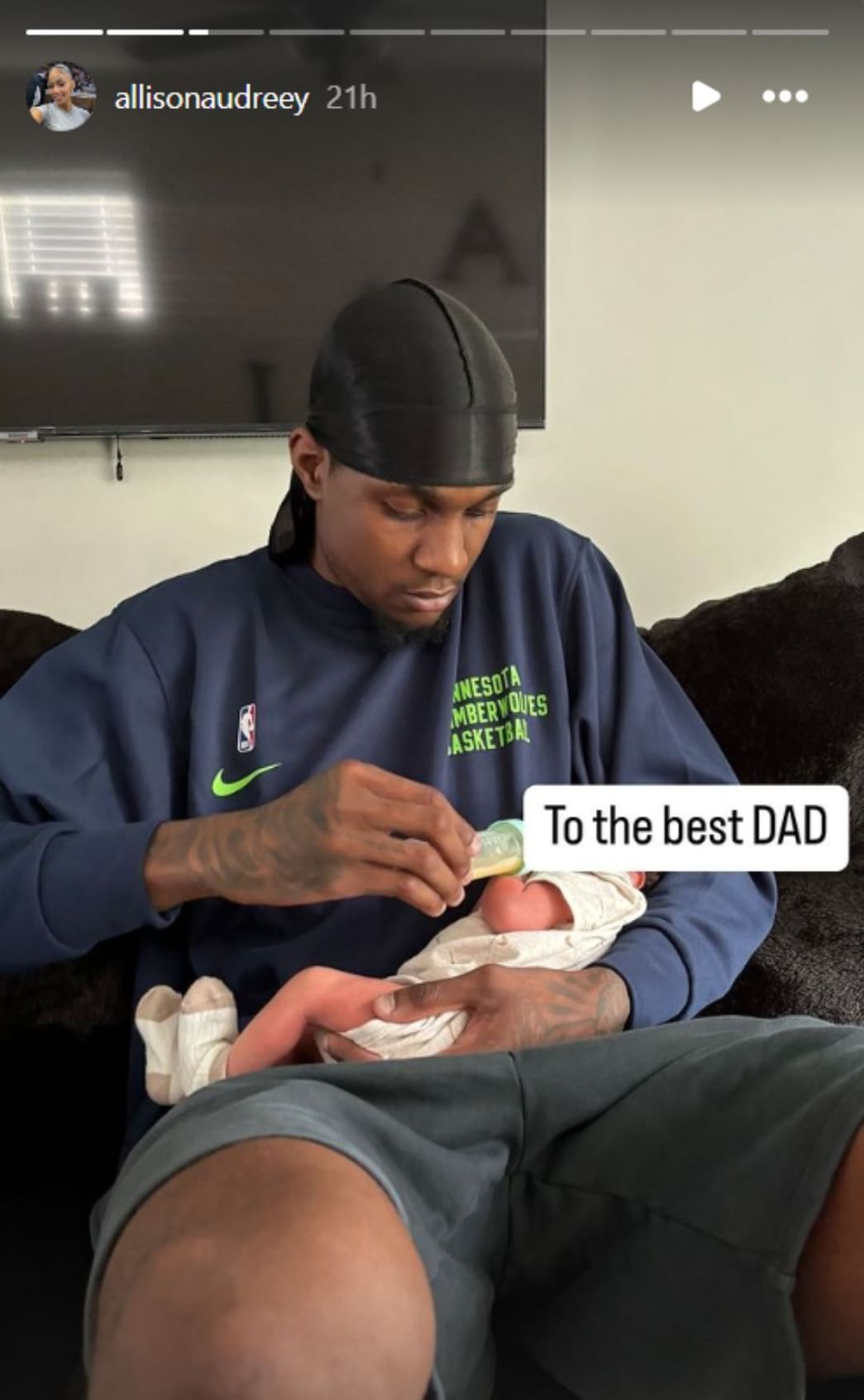 Jaden McDaniels' girlfriend Allison Audrey declares love as she pays ...