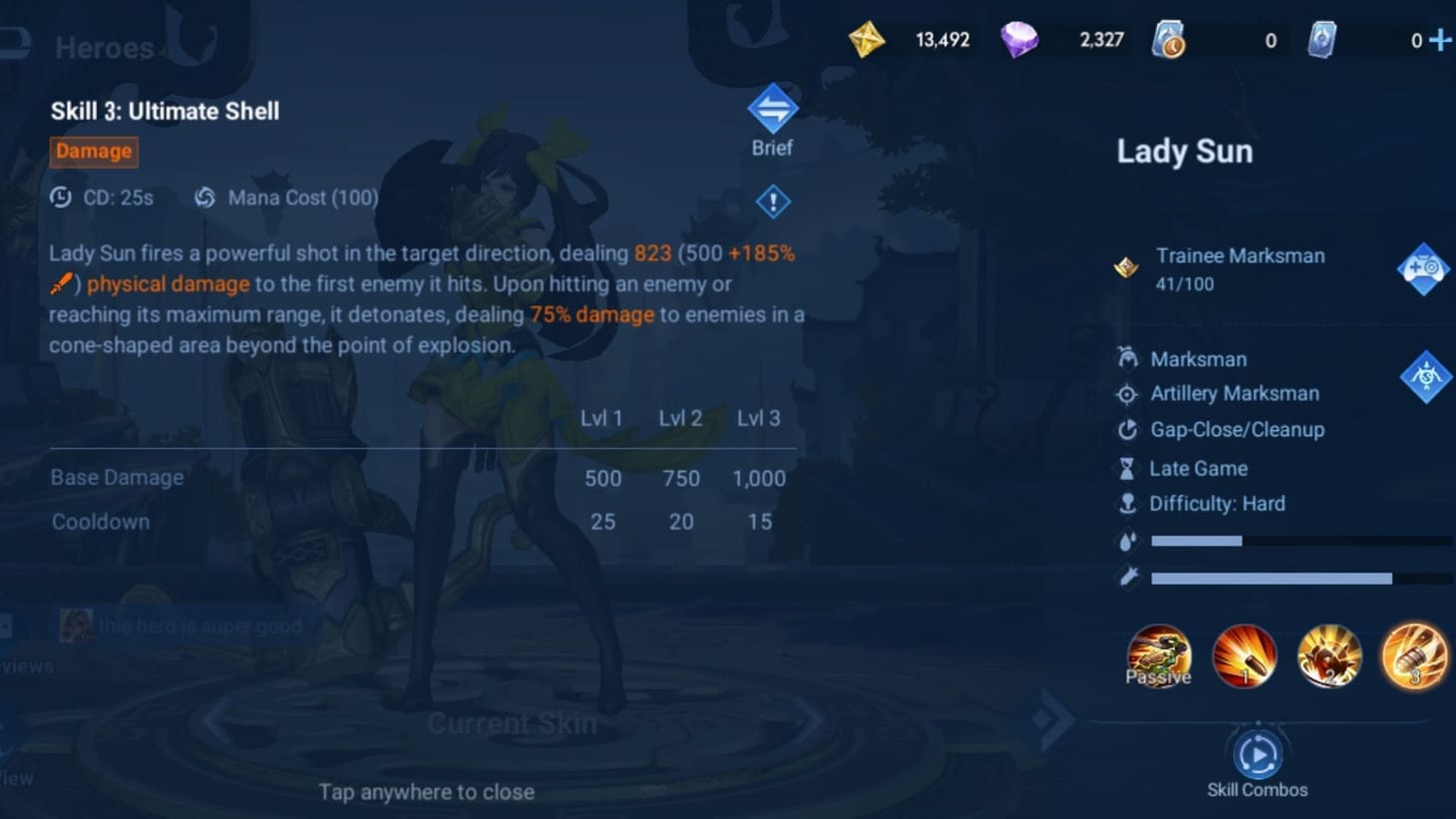 Honor of Kings Lady Sun build guide: Best equipment, Arcanas, Battle ...